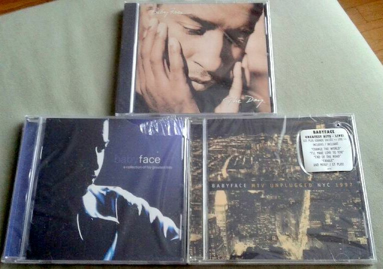 BABYFACE-3CD COLLECTION-THE DAY,MTV UNPLUGGED NYC 1997,A COLLECTION OF ...