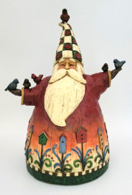 Jim Shore Heartwood Creek Santa/Birds Figurine 2002 105532 Box Included ...