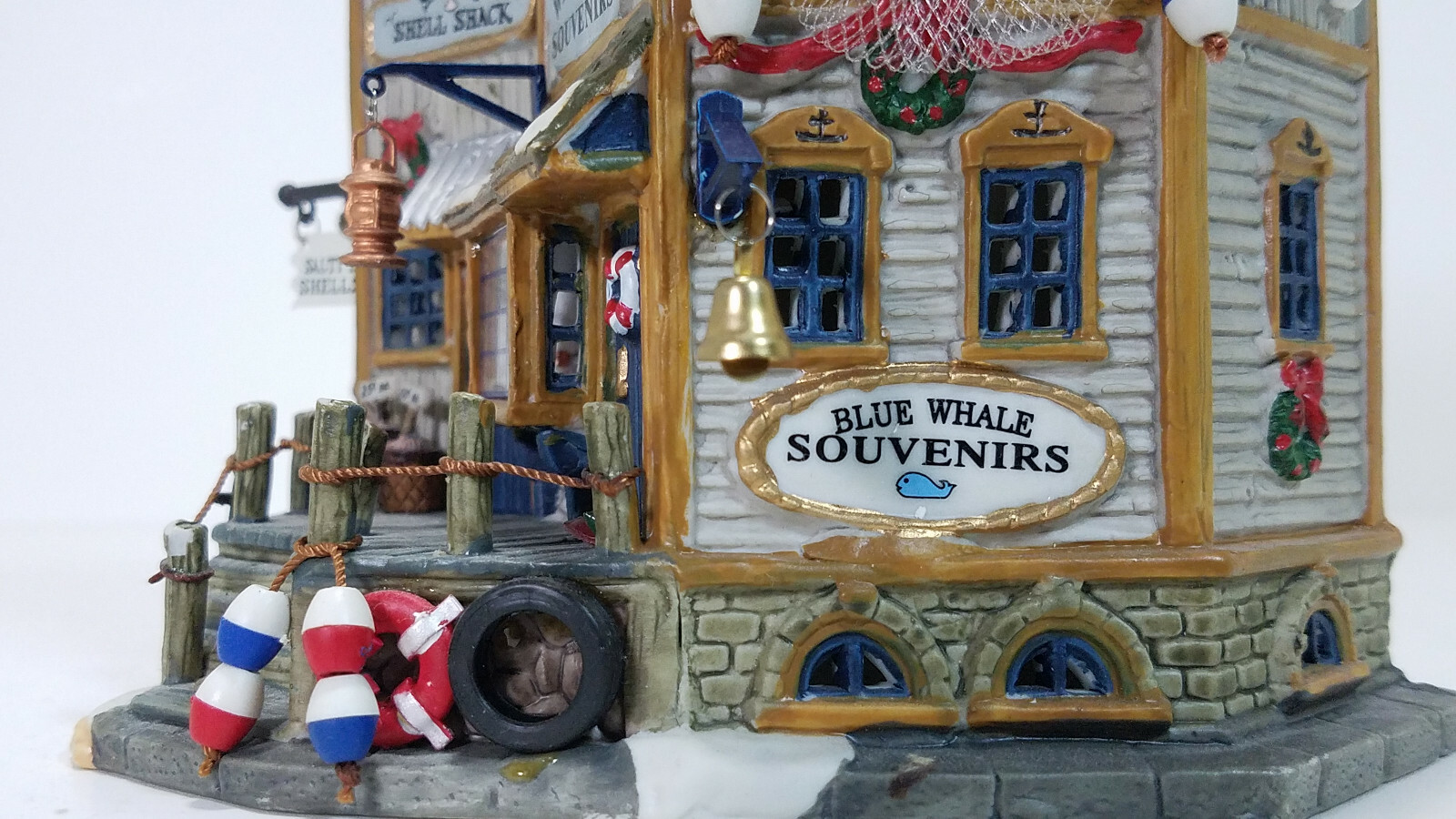 Lemax 2003 Salty's Shell Shack Plymouth Corner 35791 U1 Seaside Inside ...