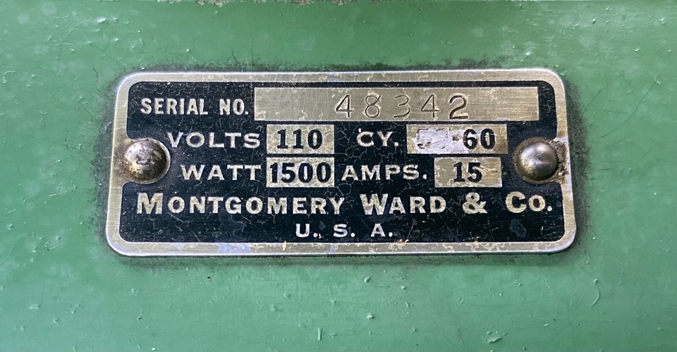 Vintage Mangle Ironing Machine by Montgomery Ward & Co | eBay