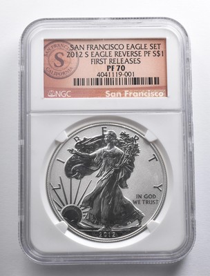 REV PF70 2012-S American Silver Eagle SF Eagle Set FR NGC *5713 | eBay