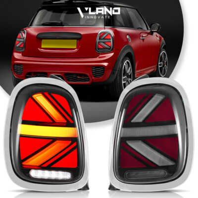 VLAND LED Tail lights For Mini Cooper F55 F56 F57 2014-2022 Union Jack ...
