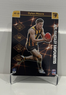 2023 AFL Teamcoach Fantasy Favourites Hawthorn Dylan Moore AF-29 | eBay