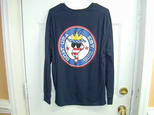 GOAT USA Lacrosse Tee Shirt Size Large ESTABLISHED 2016 GOAT | eBay