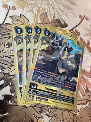 Digimon Card Game Playset Taomon ACE Foil BT19-037 SR Special Booster 2 ...