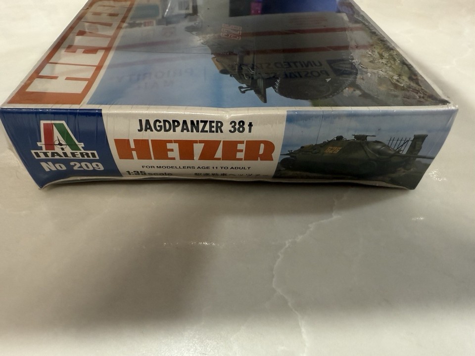 Italeri 1/35 Jagdpanzer 38 t Hetzer #209 - FACTORY SEALED - FREE ...