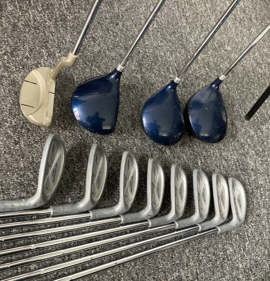 MATCHING QUALITY AIR POWER Peter Alliss GOLF SET, MATCHING STAND GOLF BAG PUTTER | eBay UK