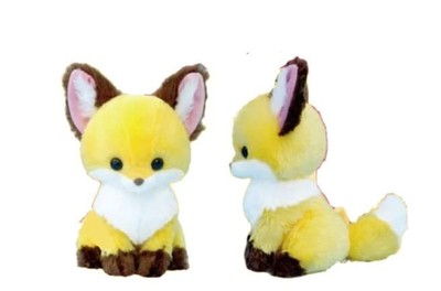 Amuse Chokon and Fox JB Konpeito Yellow Plush Toy Total Length 28cm ...