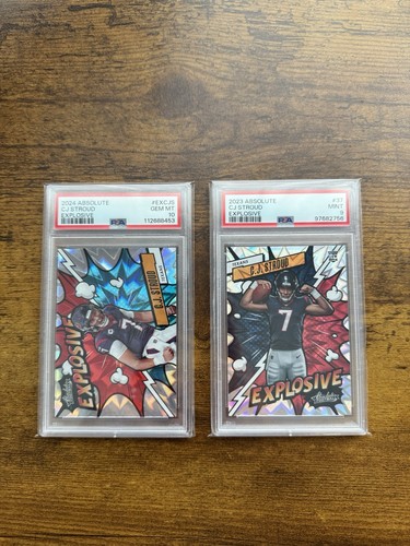 2023 & 2024 Panini Absolute - Explosive C.J. Stroud Lot - Rookie And ...