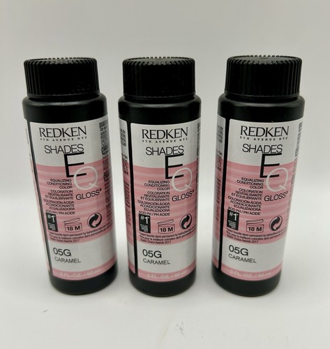 Lot Of 3- REDKEN Shades EQ Gloss 05G Carmel 2 oz | eBay