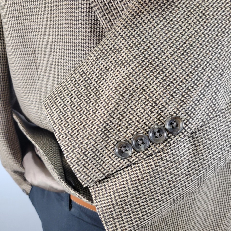 JOS A BANK Signature Men's Sport Coat Blazer Two Button Houndstooth ...