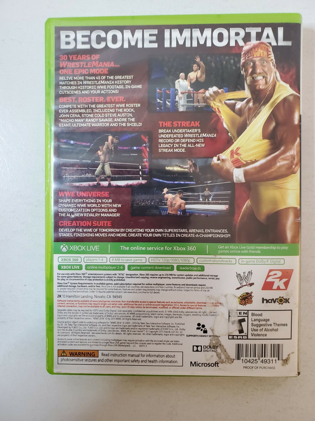 Wwe 2k14 Custom Cover