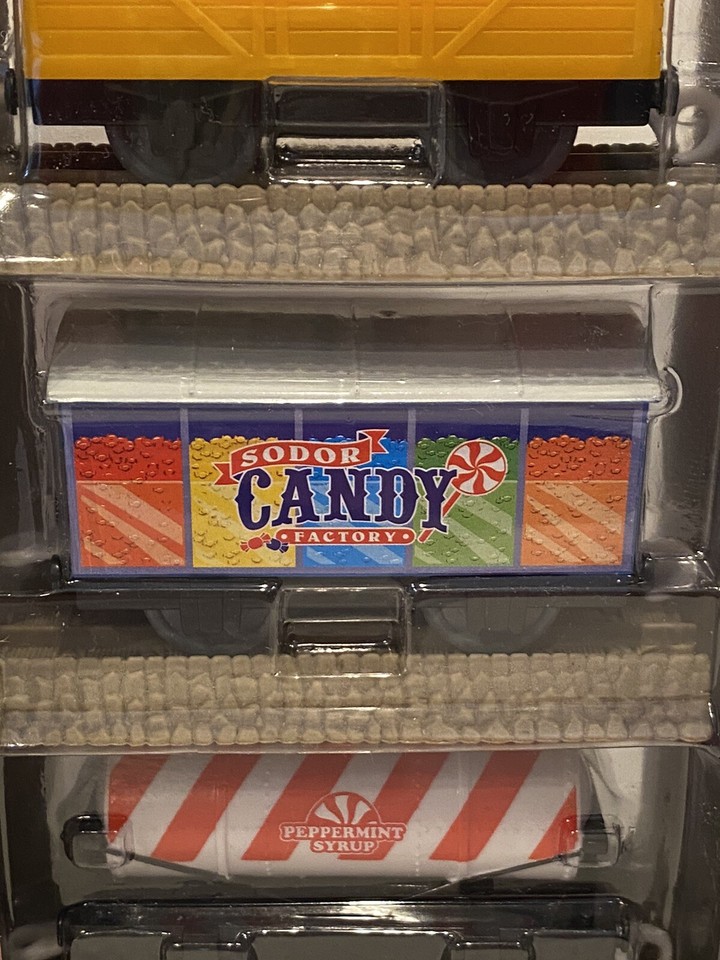 NEW 2011 Thomas And Friends Trackmaster Sodor Candy Co Three Cars And ...