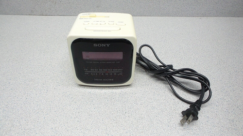 1980 Vintage Radio Am/FM Dial Sony Dream Machine Cube ICF-C10W Tested ...