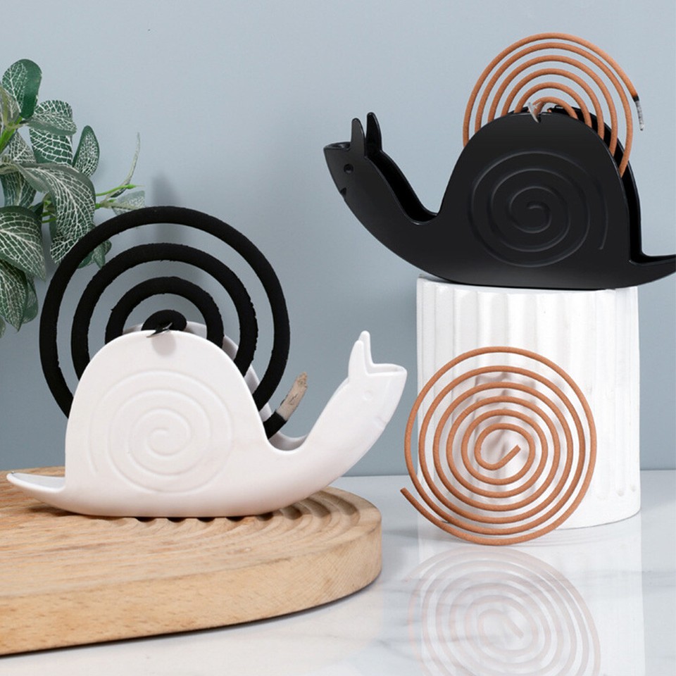 Snail Shape Incense Coil Burners Holders Fireproof for Table ...