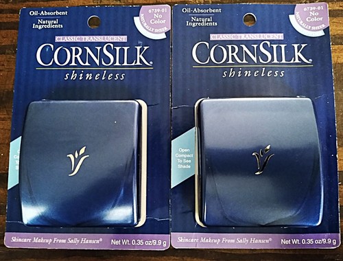 NIP 2 Sally Hansen Corn Silk ~ Classic Translucent PRESSED Powder, No ...