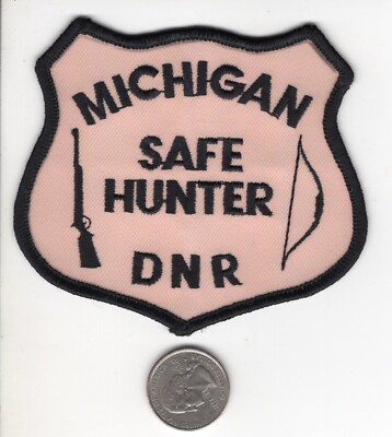 MICHIGAN DNR SAFE HUNTER PATCH - MICHIGAN DEER PATCH | eBay