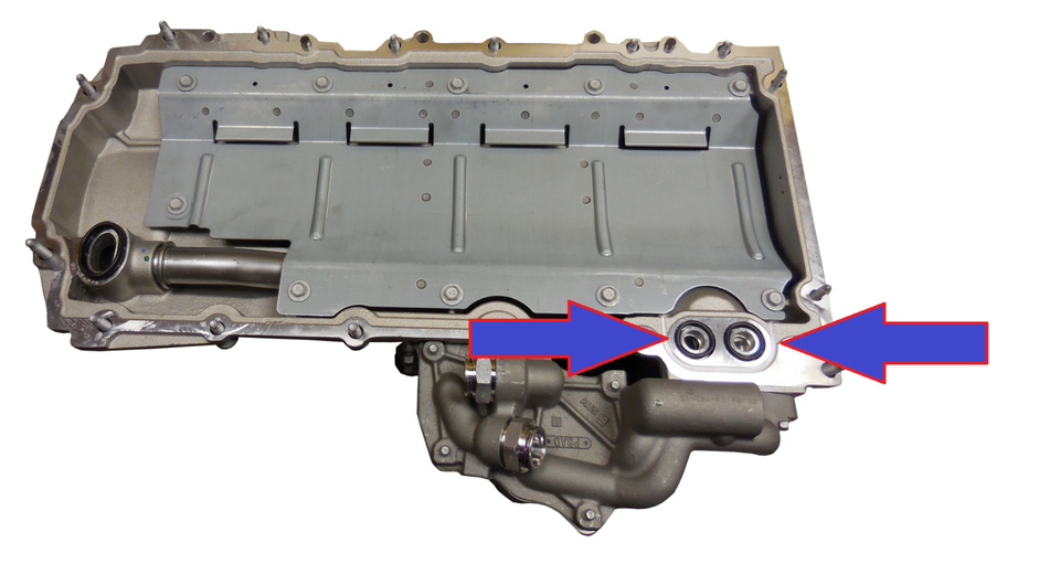 GM 12621086 Oil Pan Port Seals - Set of 2 for 2014+ LT1 LT4 L83 L86 L84 ...