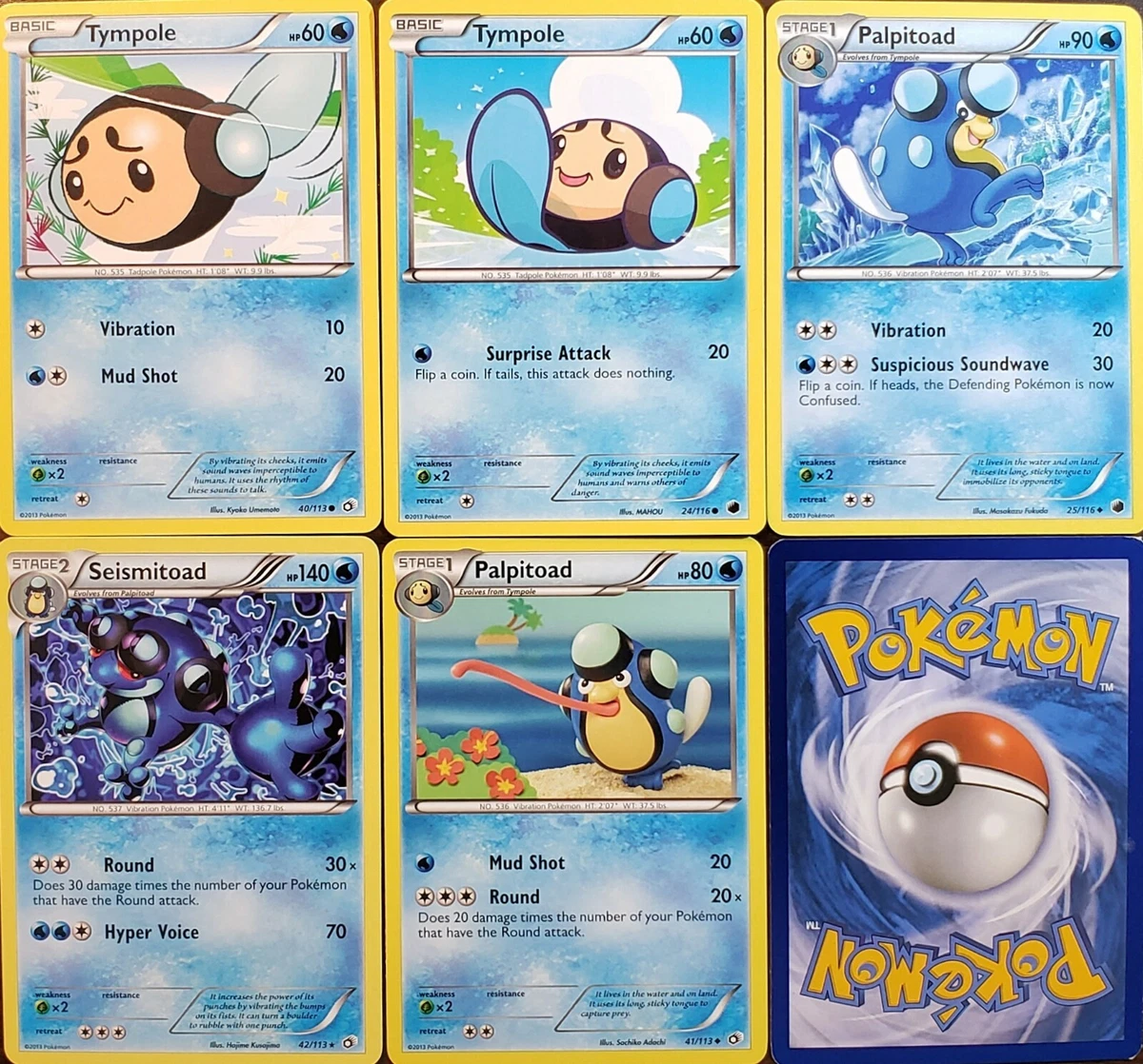 Pokemon Palpitoad Card