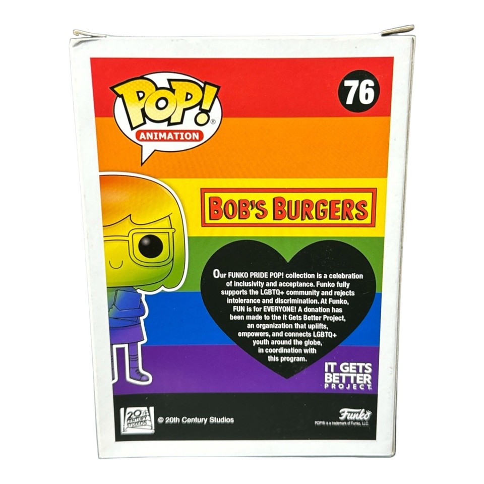 Tina Belcher (Bob's Burgers Pride 2021) Funko Pop! 76 Vinyl Figure ...