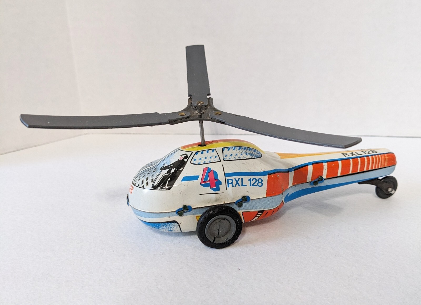 Lot Of 2 Vintage Toy Helicopters Tin Litho And Plastic | eBay