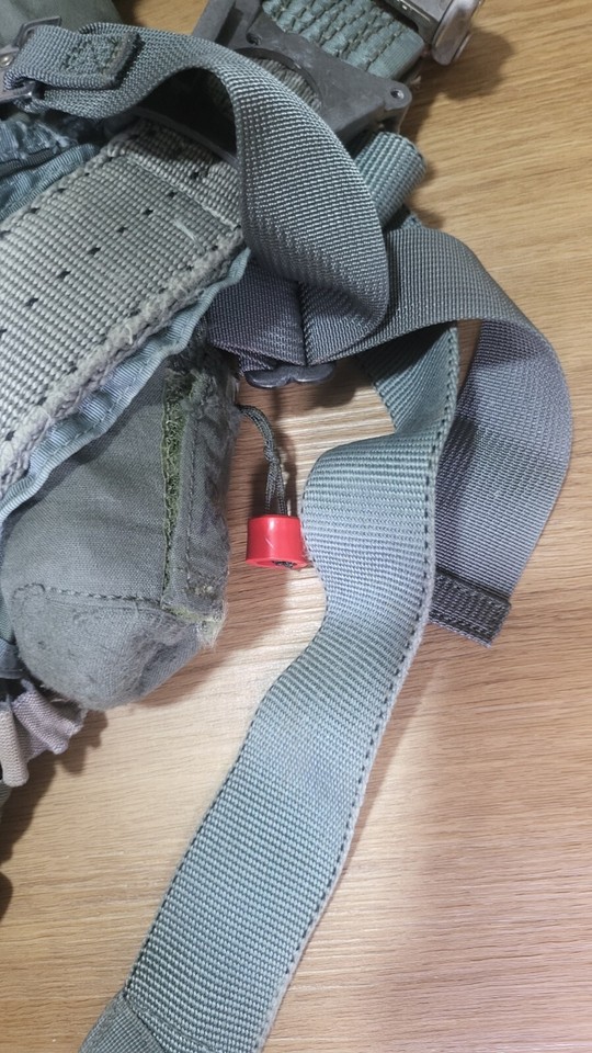 USAF Fighter Pilot Ejection Harness PCU-15 with LPU-9 A-10 F-15 F-16 | eBay