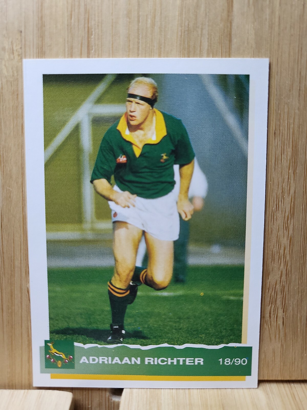DEON LOTTER🏆1994 #17 South Africa International Rugby Sports Deck Card🏆 ...