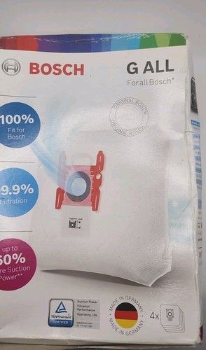 Genuine Bosch Type G Replacement Vacuum Cleaner Dust Bags Pack of 4 | eBay