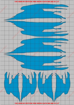 TRN1001PT Tear General Paint Mask/ Stencil Kit | eBay