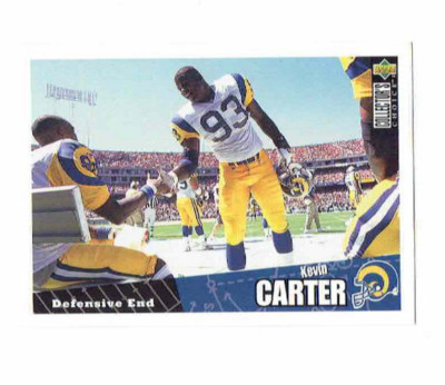Kevin Carter Rams DE #162 Upper Deck 1996 Football Card | eBay