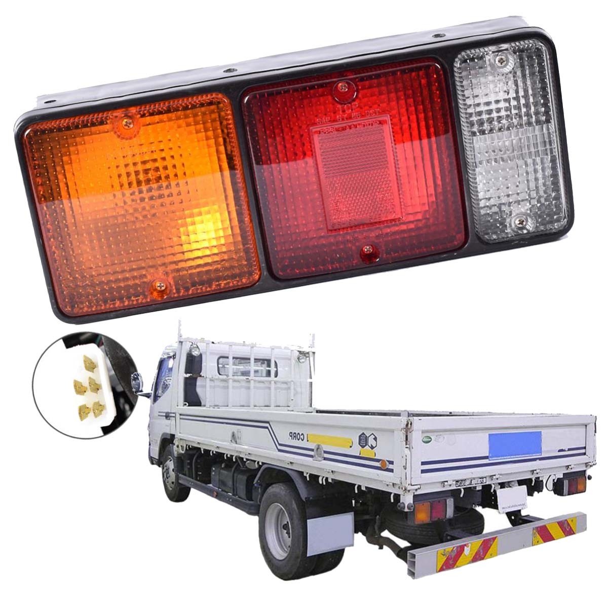 Fuso Mitsubishi Tail Light Socket Brake Light Lamp Switch Mitsubishi
