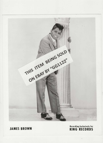 JAMES BROWN - ORIGINAL 1963 publicity photo (Not a scan or copy) | eBay