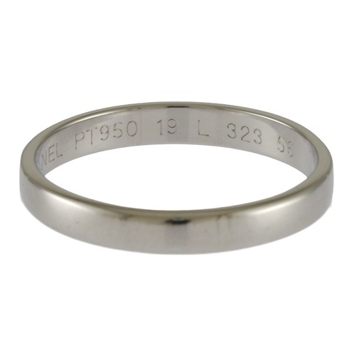 CHANEL Ring #7.25 Pt950 Platinum Unisex Used | eBay