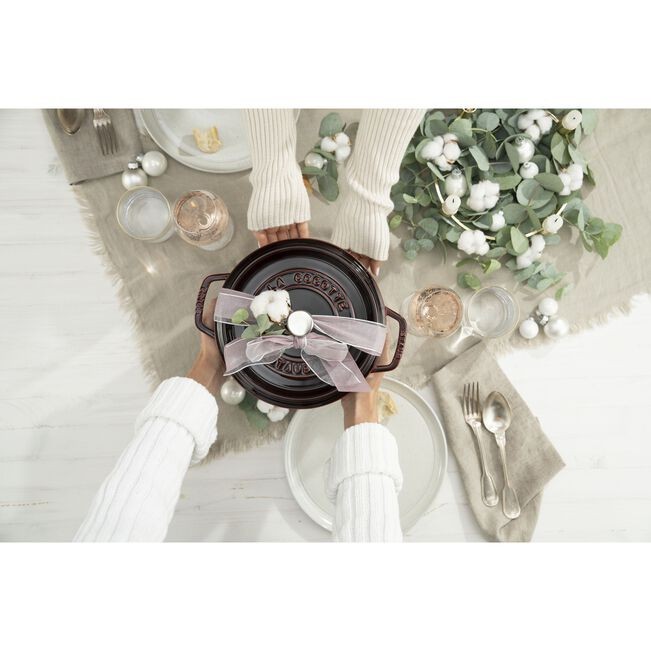 Sale! Staub Cast Iron 4 qt, Round, Dutch Oven - Factory Second, Free ...