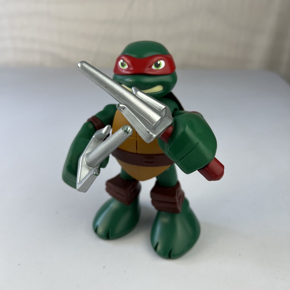 TMNT 6" Raphael Action Figure Wobble Arms 2014 Viacom Ninja Turtle | eBay