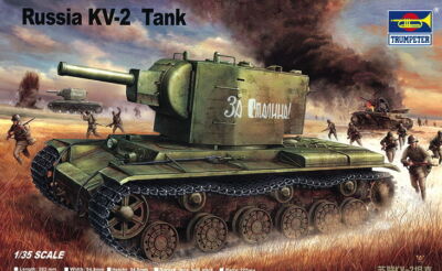 Trumpeter 00312 - 1:3 5 Russian Solid KV-2 - New | eBay