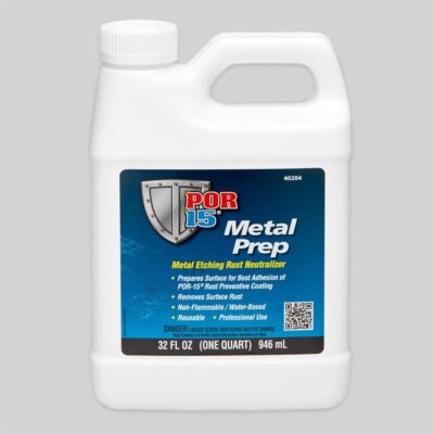 2 PACK!!! Por-15 40204 (Metal Prep Rust Preventative Coating 1 Quart ...