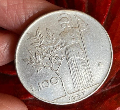 Vintage L 100 Italian Coin L.100 Lira Lire Republica Italiana ~ 1957 | eBay