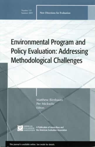 Environmental Program and Policy Evaluation: Addressing Methodological ...