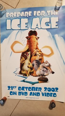 Ice Age poster - Animation (2001) | eBay