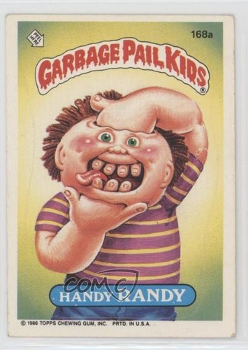 1986 Topps Garbage Pail Kids Series 5 Handy Randy (Ki puzzle back ...