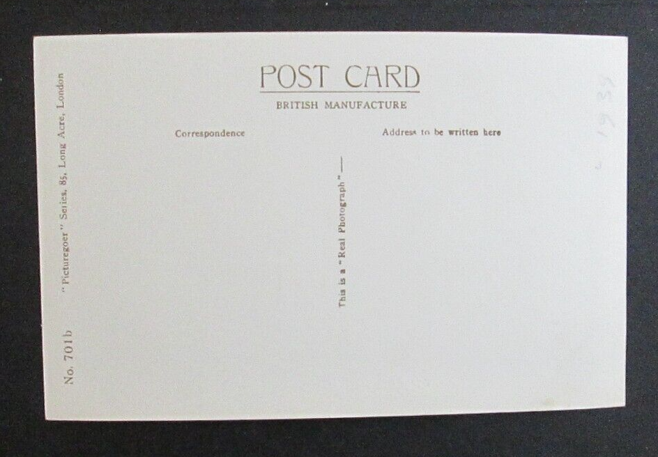 George Raft Picturegoer Series 85 #701b Hollywood Movies RPPC Postcard ...