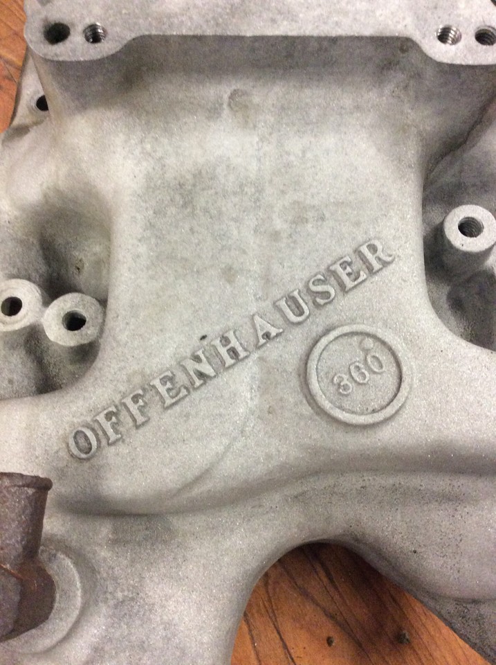 Offenhauser 5691 Aluminum Intake Manifold 289 302 Ford READ needs Heli ...