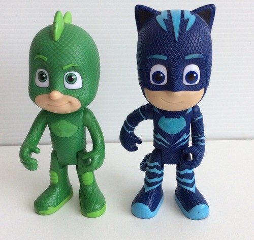 PJ Masks Deluxe Talking Figures x2 Catboy and Gecko | eBay Australia