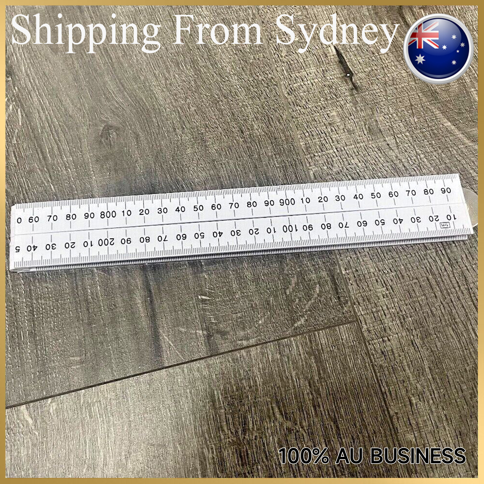 1M Meter Metric Folding Ruler Plastic Folding Rule Bevelled Edge ...