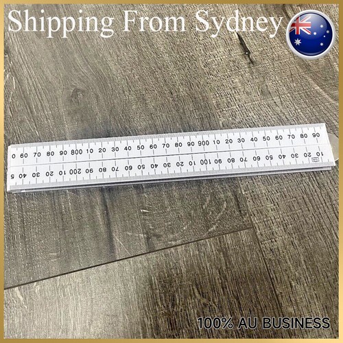 1M Meter Metric Folding Ruler Plastic Folding Rule Bevelled Edge ...