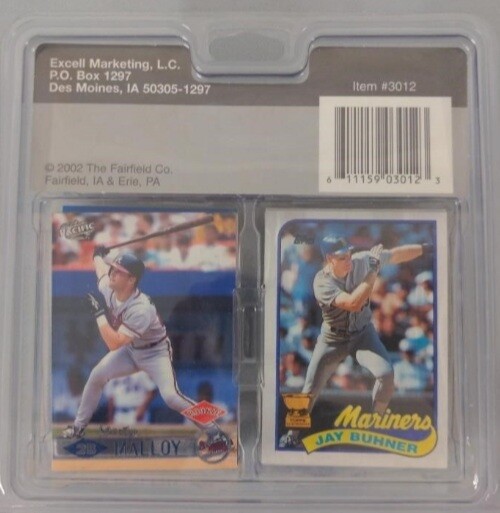 2002 THE FAIRFIELD CO. NOS NEW SEALED MLB BASEBALL 75 CARDS KEN GRIFFEY ...