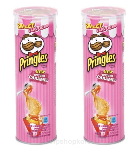 Pringles Butter Caramel Korea Only Launch limited Edition Snack 110g NO ...