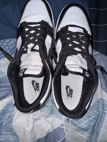 New Panda Dunks Size 12 With Crease Protectors Installed | eBay