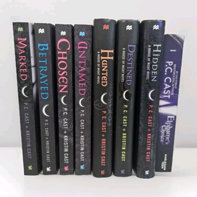 House of Night Novels P C Cast Book Set of 8 Partholon #1 Elphame's ...
